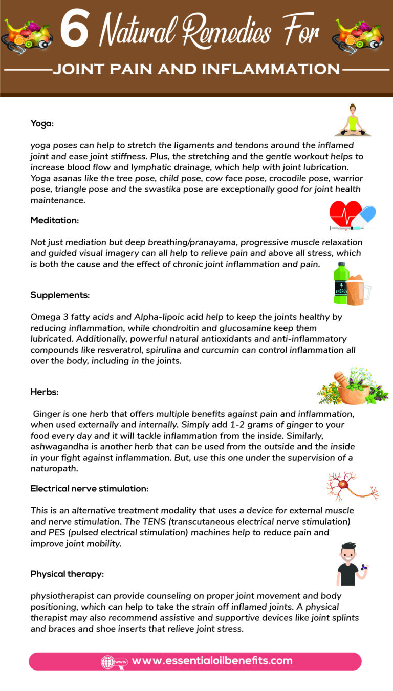 Best Essential Oils And Recipes For Joint Inflammation And Pain ...