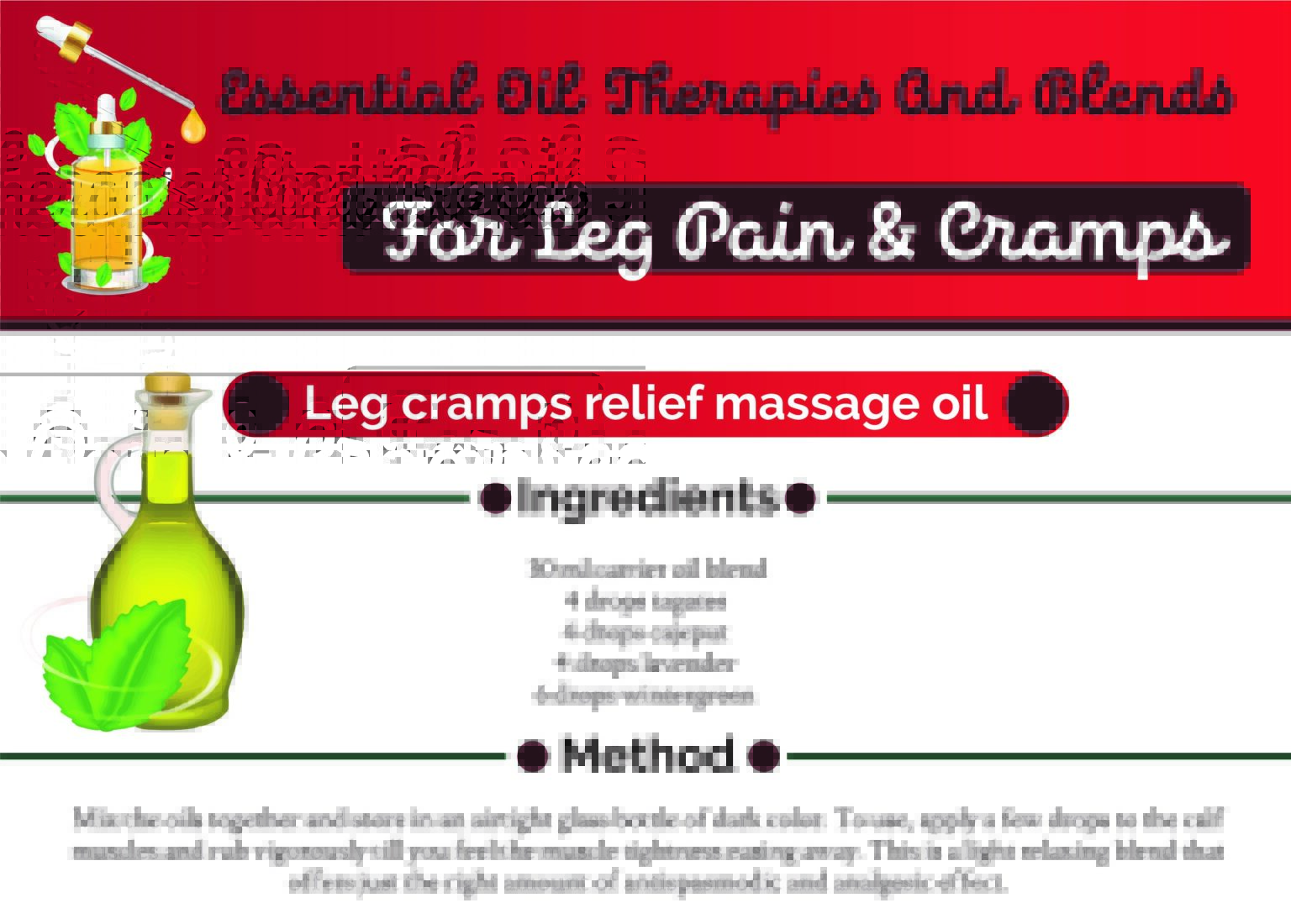 Treat Leg Pain and Leg Cramps With Essential Oils! | Essential Oil Benefits